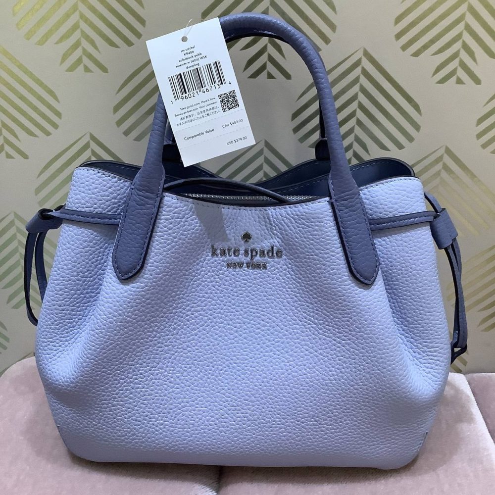 (Pre Order) Kate Spade small dumpling satchel in serenity m - Amory