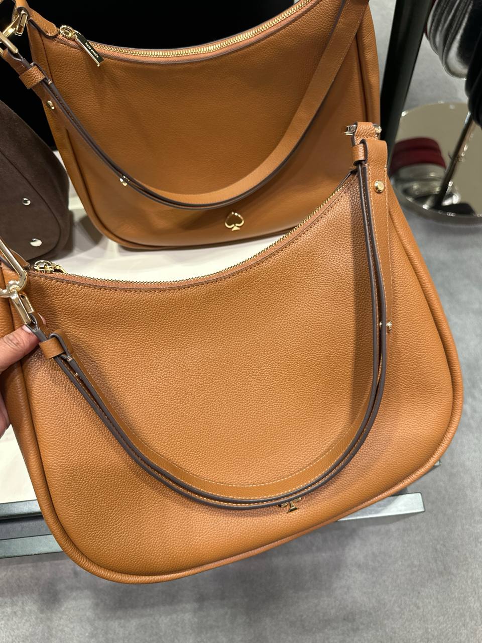 (Pre Order) Kate Spade kayla shoulder crossbody in warmgingerbread - Amory