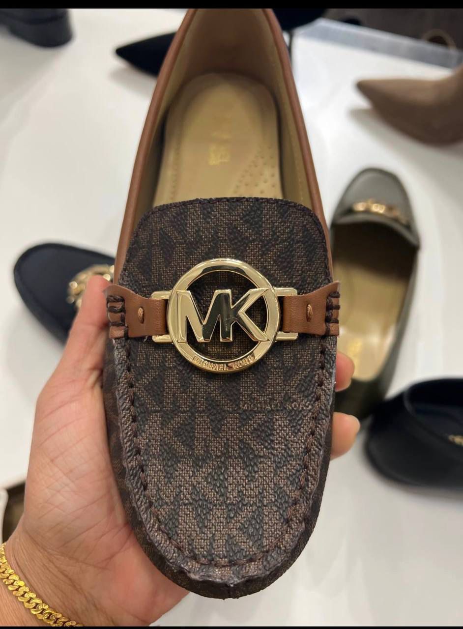 (Pre Order) Michael Kors fulton shoes driver in signature brown US7.5 ...